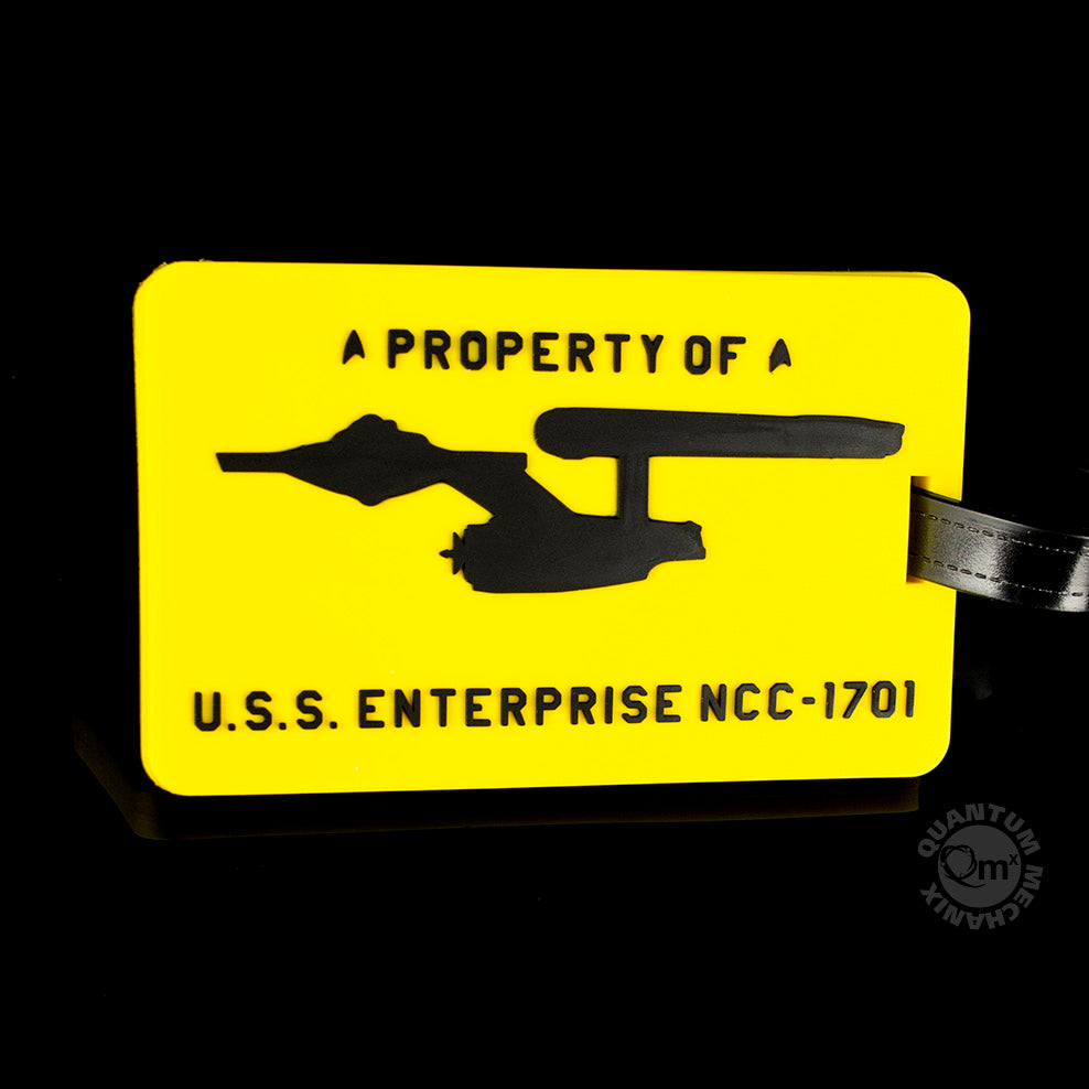 Star Trek: The Original Series U.S.S. Enterprise Q-Tag – Sell Geek